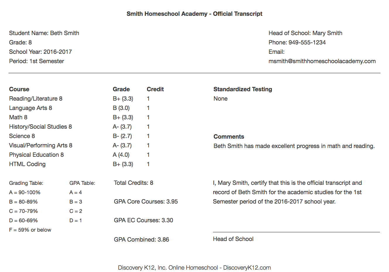 Easily Produce Transcripts | DK12