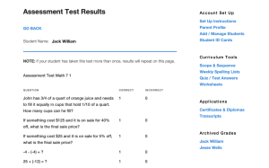 Parent/Teacher Account | DK12