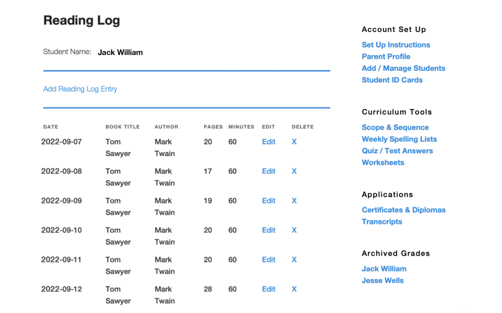 Parent/Teacher Account | DK12